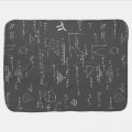 Math Equations Formulas Algebra Nerd Baby Blanket | Zazzle