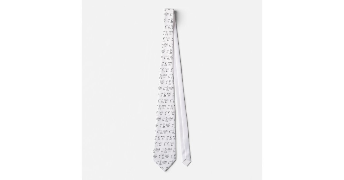 math formula tie | Zazzle