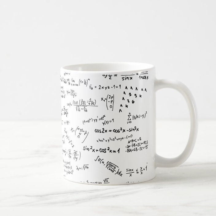 Math Formulas And Numbers Coffee Mug | Zazzle.com