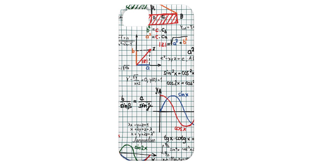 Math Formulas Numbers iPhone 5 Case | Zazzle.com