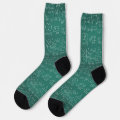 Math Formulas Science Geek Socks | Zazzle