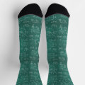Math Formulas Science Geek Socks | Zazzle