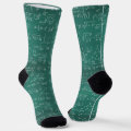 Math Formulas Science Geek Socks | Zazzle