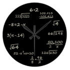 Math Geek Large Clock | Zazzle.com