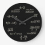 Math Geek Large Clock | Zazzle