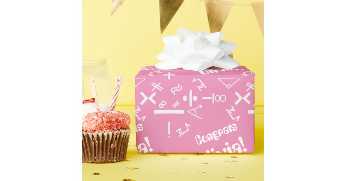Math Graduate Wrapping Paper | Zazzle