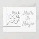 Math Is Magic funny customizable Postcard | Zazzle