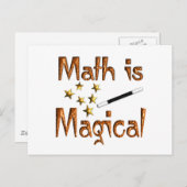 Math is Magical Postcard | Zazzle