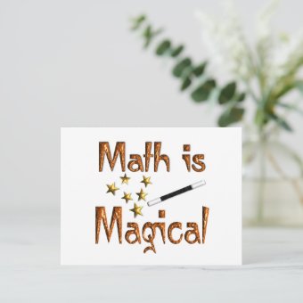 Math is Magical Postcard | Zazzle