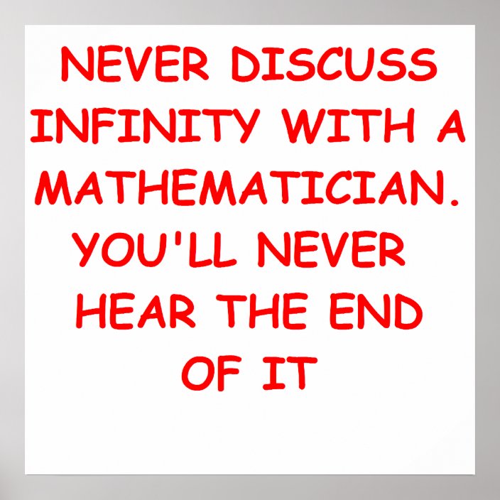 math joke poster | Zazzle.com