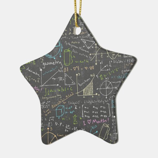 Math Lessons Ceramic Ornament | Zazzle