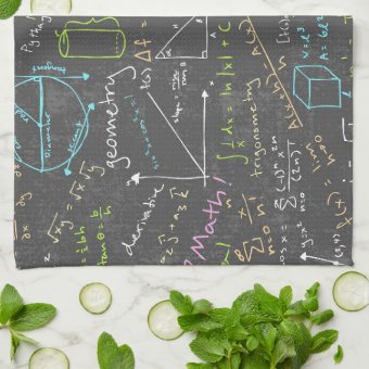 Math Lessons Towel | Zazzle