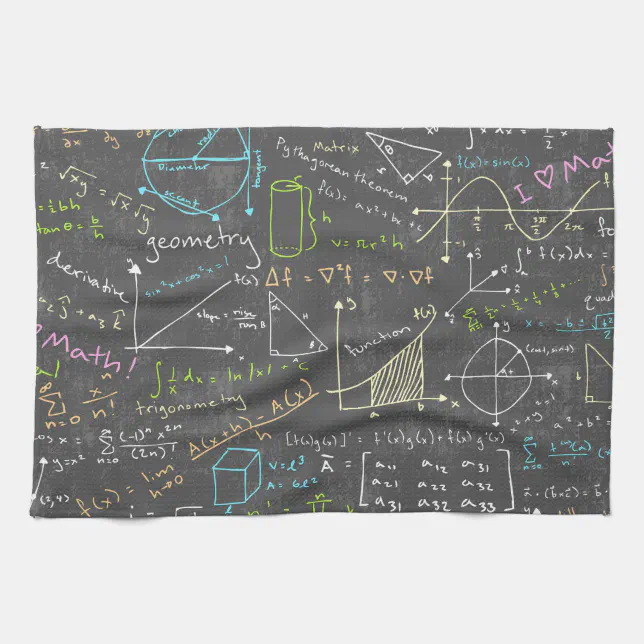 Math Lessons Towel | Zazzle