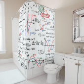 Math Mathematic Mathematician Shower Curtain | Zazzle