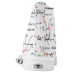 Math Mathematics High-Top Sneakers | Zazzle