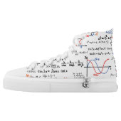 Math Mathematics High-Top Sneakers | Zazzle