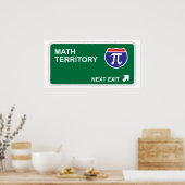 Math Next Exit Poster | Zazzle