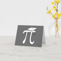 Math Pi Graduate Card | Zazzle