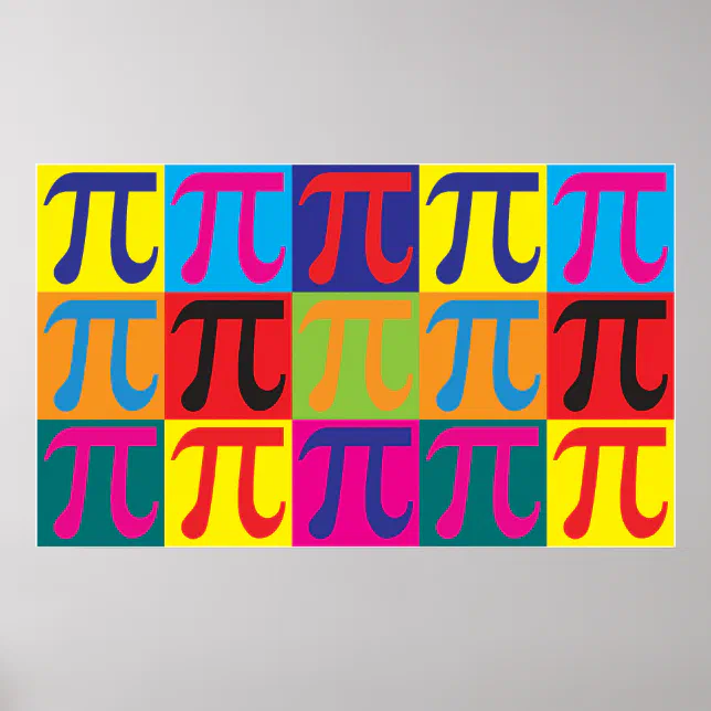 Math Pop Art Poster | Zazzle