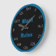 Math Problem Classroom Clock - Math Rules | Zazzle