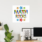 MATH ROCKS POSTER | Zazzle