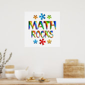 MATH ROCKS POSTER | Zazzle