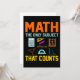 Math Subject Counts Mathematic Maths Teacher Invitation | Zazzle