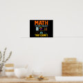 Math Subject Counts Mathematic Maths Teacher Poster | Zazzle