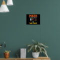 Math Subject Counts Mathematic Maths Teacher Poster | Zazzle