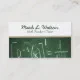 Math Teacher Business Card | Zazzle