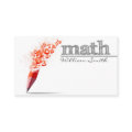 Math Teacher Business card | Zazzle