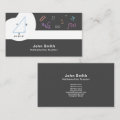 Math Teacher Business Card with Mathematics Symbol | Zazzle