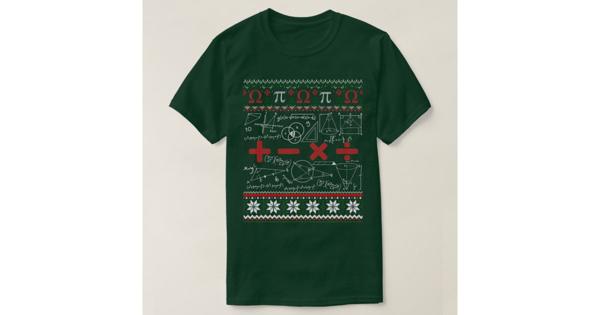 Math Teacher Christmas Love Teachers Ugly Sweater | Zazzle
