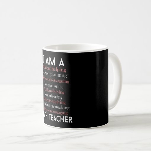 Math teacher coffee mug | Zazzle
