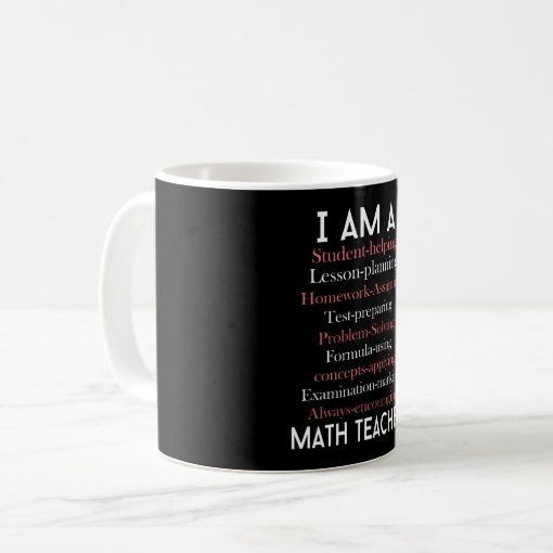 Math teacher coffee mug | Zazzle