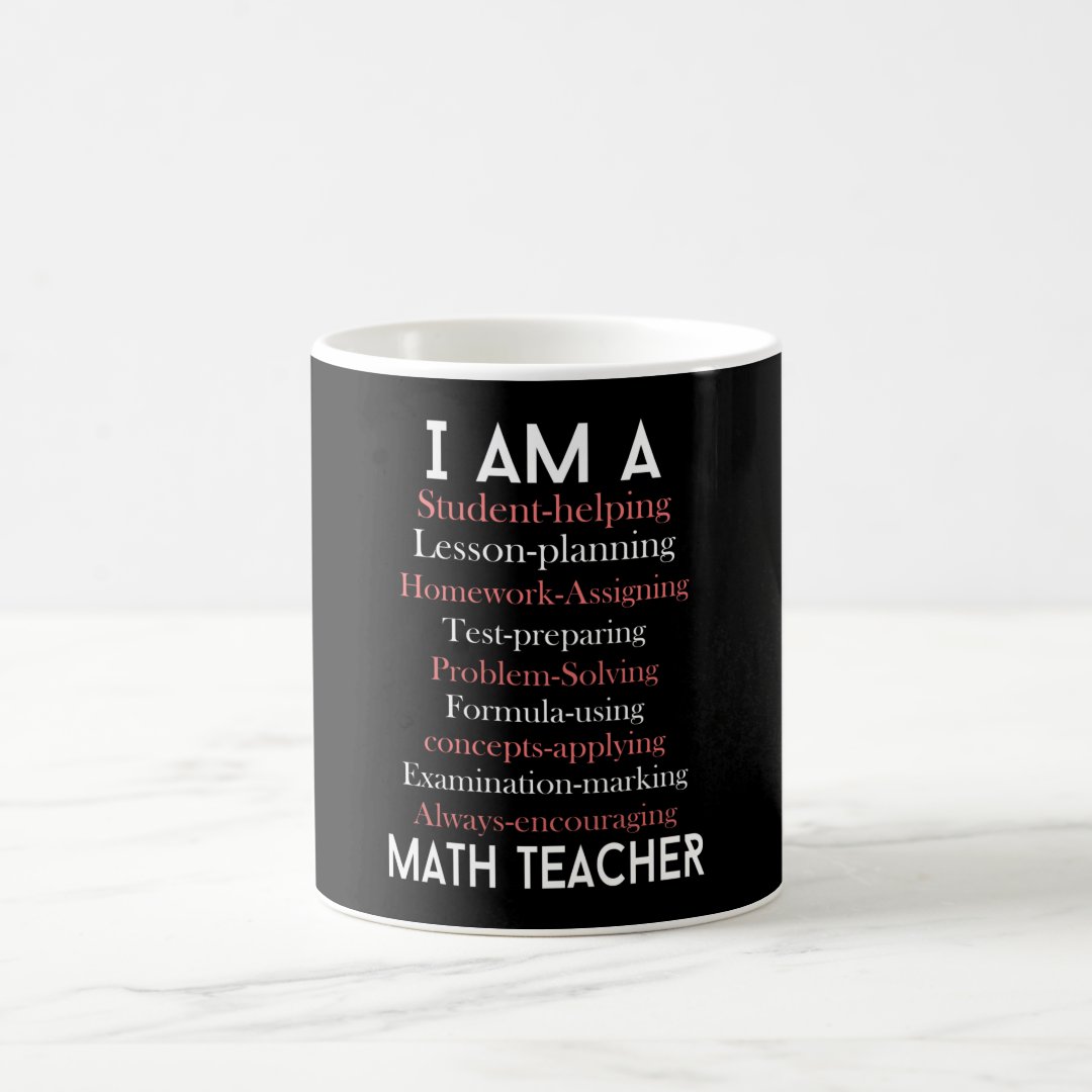 Math teacher coffee mug | Zazzle