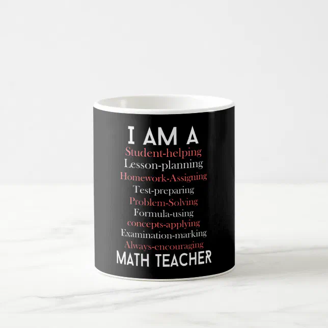 Math teacher coffee mug | Zazzle