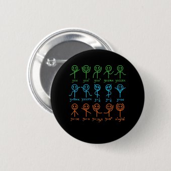 Math Teacher Dance Equation Mathematic Maths Button | Zazzle