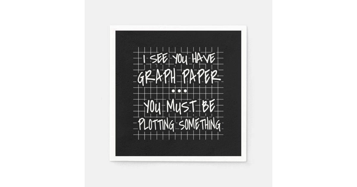 Math Teacher, Funny Back To School, I See you Napkins | Zazzle
