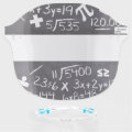 Math Teacher Mathematics Symbols on Chalkboard Face Shield | Zazzle