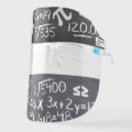 Math Teacher Mathematics Symbols on Chalkboard Face Shield | Zazzle