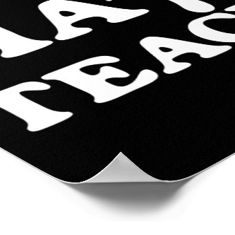 Math Teacher PI Poster | Zazzle