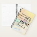 Math Teacher Planner | Zazzle