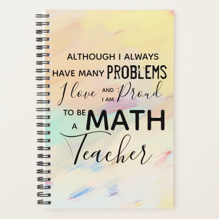 Math Teacher Planner | Zazzle.com