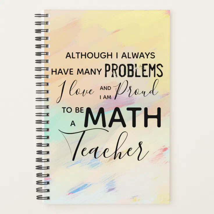 Math Teacher Planner | Zazzle