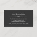 Math Teacher Stylish Mathematics Formulas Pattern Business Card | Zazzle