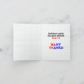 Math Thank You Card | Zazzle