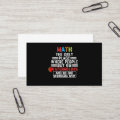 Math The Only Place Where People Buy 69 Watermelon Business Card | Zazzle