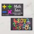 Math Tutor Business Card | Zazzle