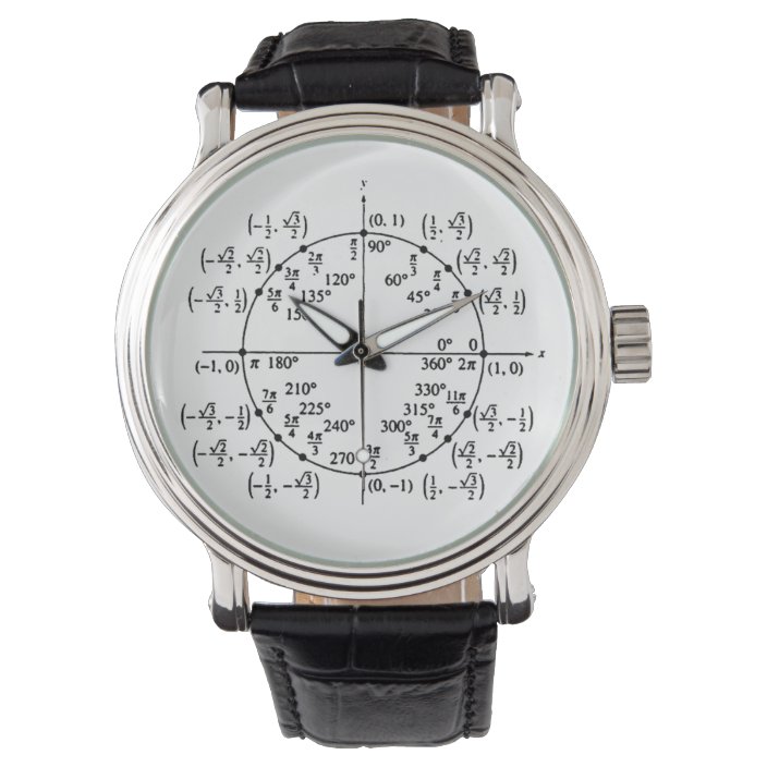 Math Unit Circle Watch | Zazzle.com